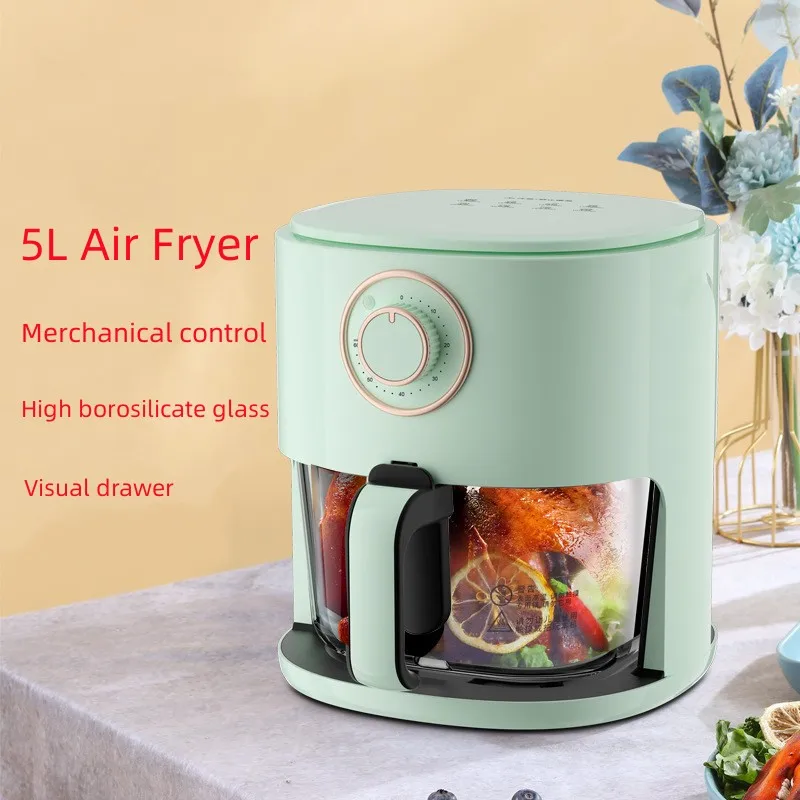 Hot Sale 1200w 4l 5l Mechanical And Digital Control Electric Air Fryer ...
