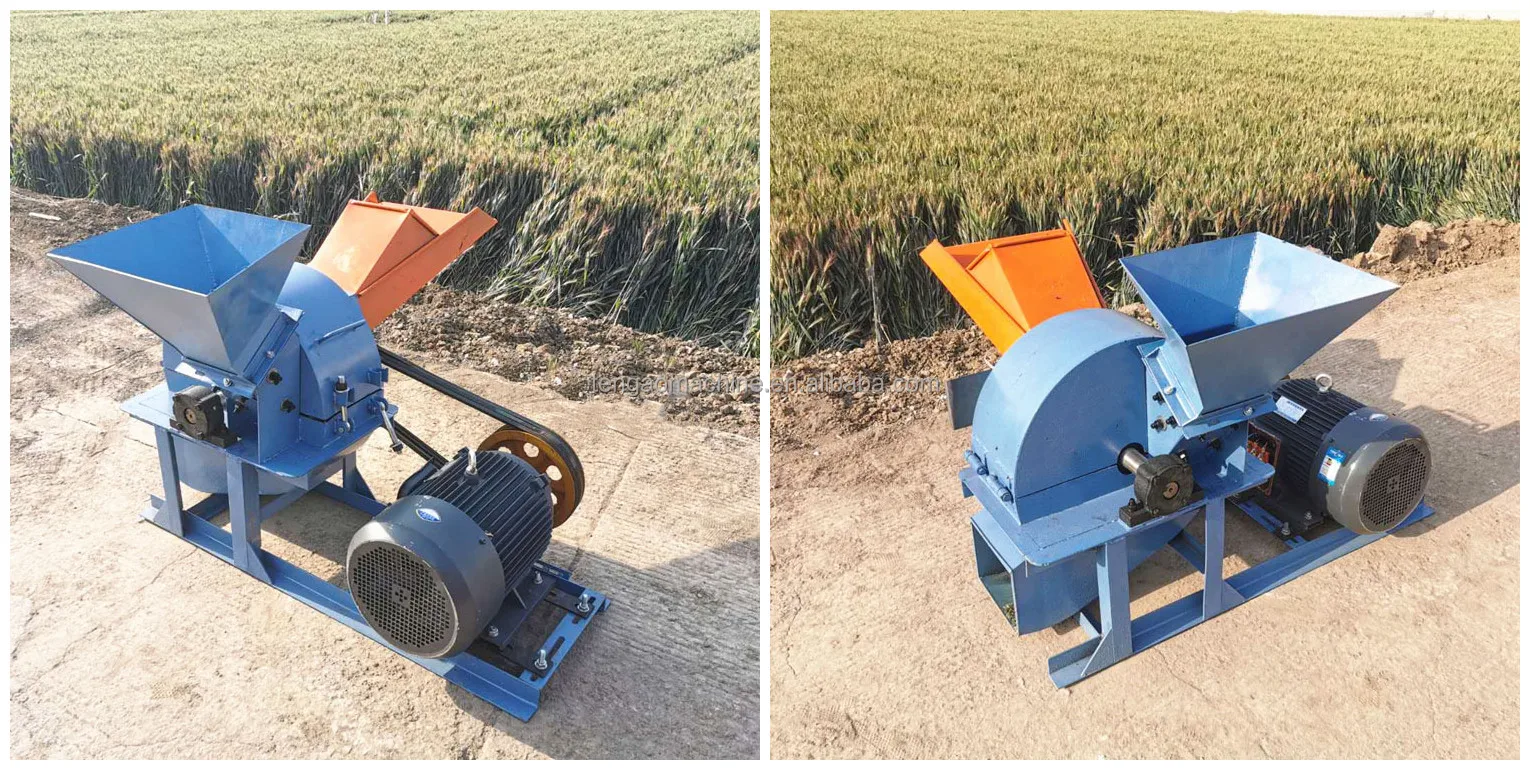 Wood Shredder Tree Branch Straw Crushing Grinding Machine/ Wood Chipper ...