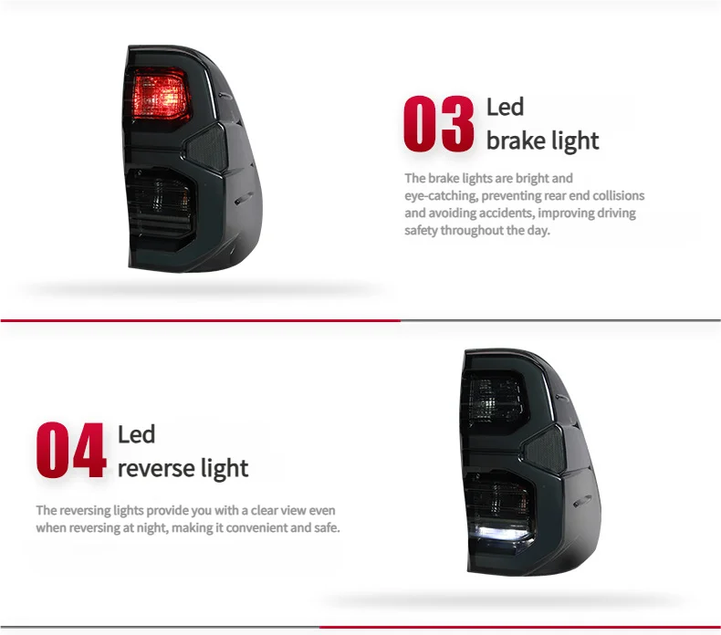 Auto-y Clear Lens Rear Lamp for Revo 2016-2024 New Tuning Lightings RGB ...