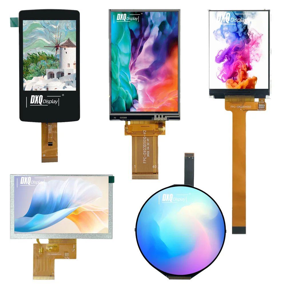 Dxq Customized Interface 0.96-32 Inch 0.96 2.8 3.5 4.0 4.3 5 7 8 Touch ...