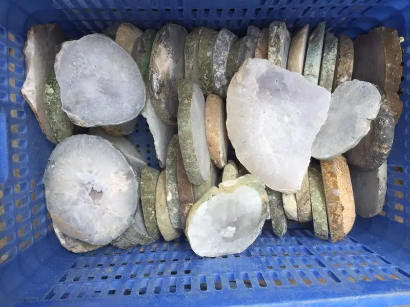 Natural Agate Plate for Home Decor - Perfectly Polished