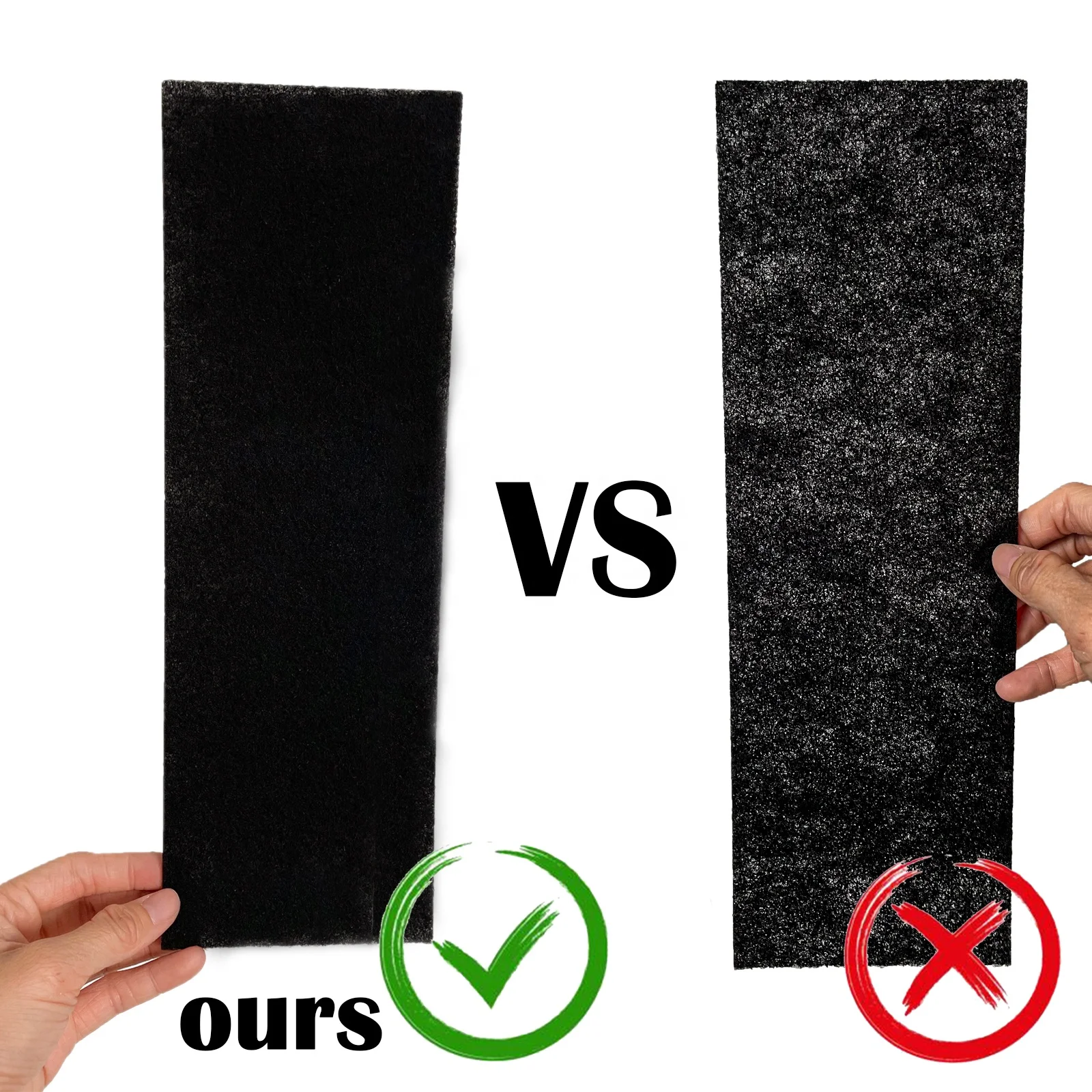 4x10" Register Vent Filter Fabric - Carbon Activated Air Filter