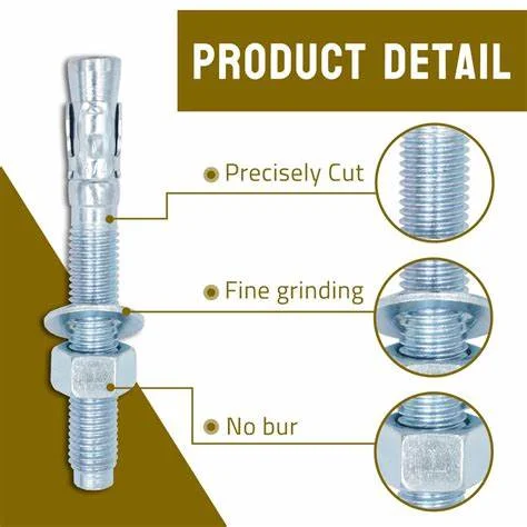 Galvanized Wedge Anchor Expansion Fixing Bolt Sleeve Anchors