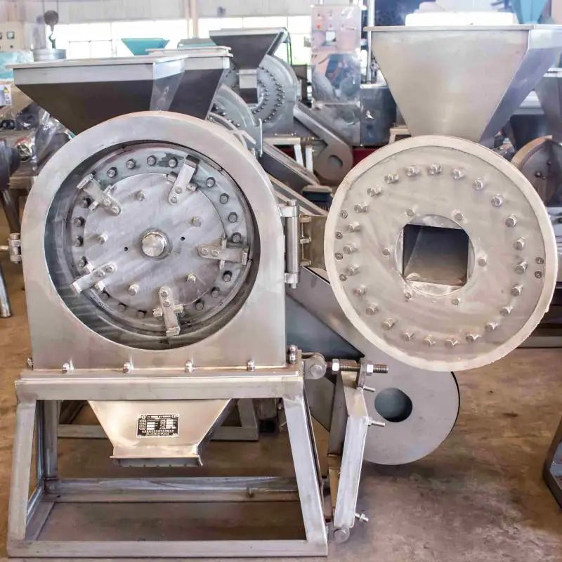 Small 304 Stainless Steel Flour Mill Shredder Grain Processing ...