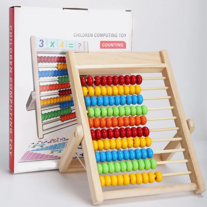 Multifunctional Calculation Stand Children's Wooden Arithmetic Young ...