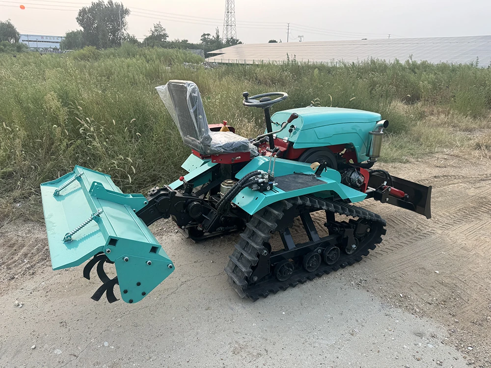 Remote Crawler Tractor 35hp 50 hp 60hp 4x4 diesel Engine Pump Garden ...