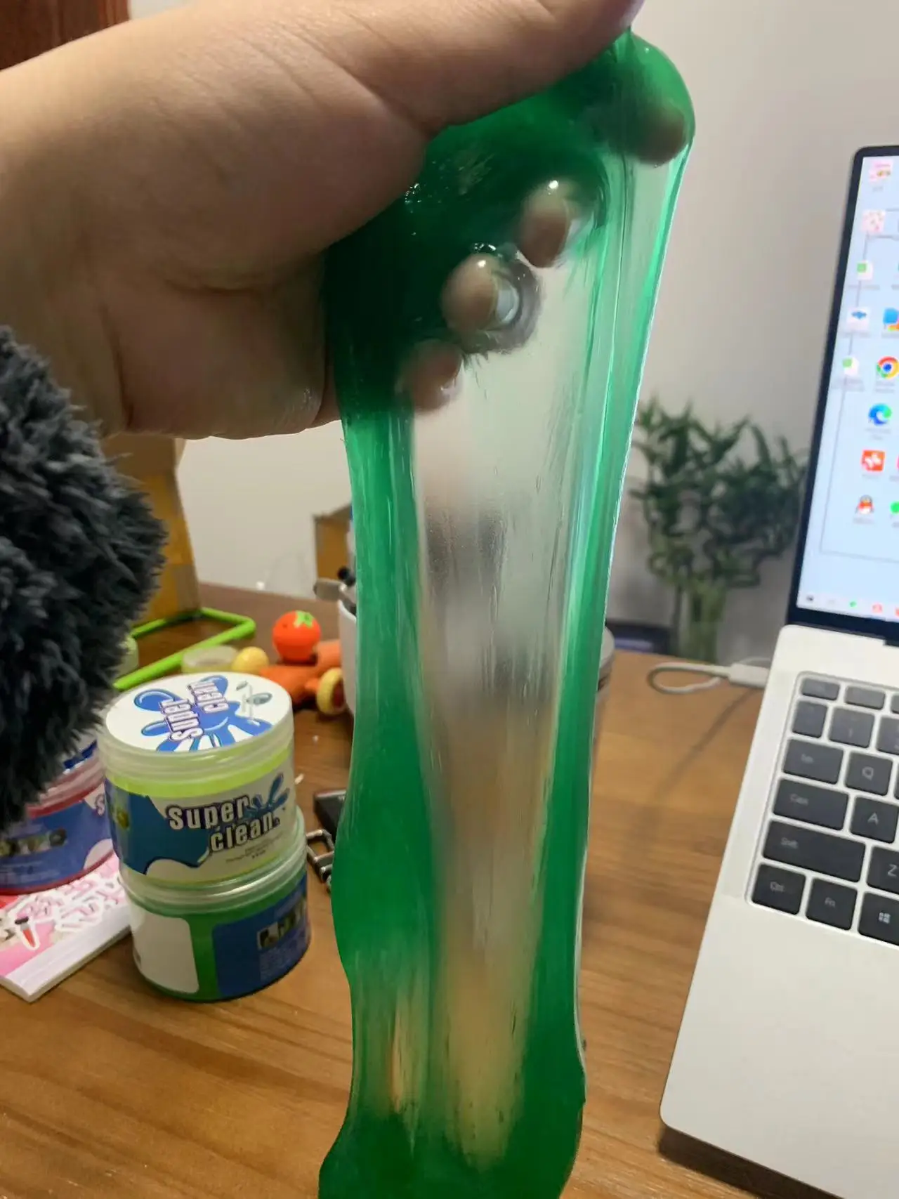 Small Package Magic Remove Silicon Dust Cleaning Slime Glue Gel Laptop ...