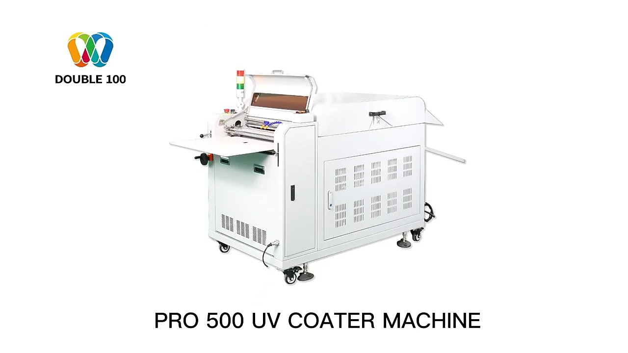Double 100 High Speed 30m/min Small Size Uv Varnish Coating Machine Led ...