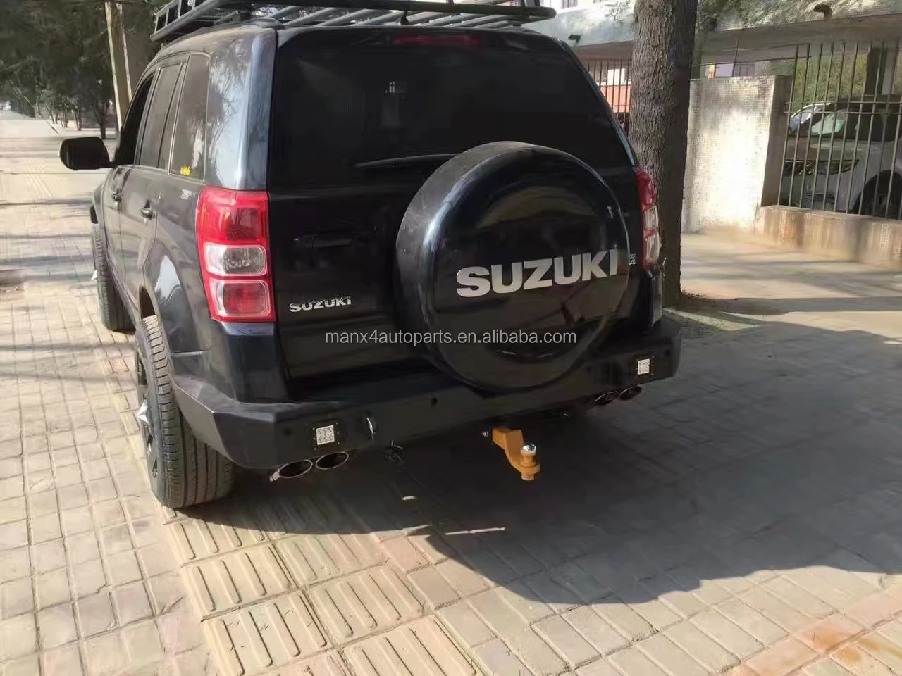 Manx4 off-Road Steel Rear Bumper for Suzuki Grand Vitara