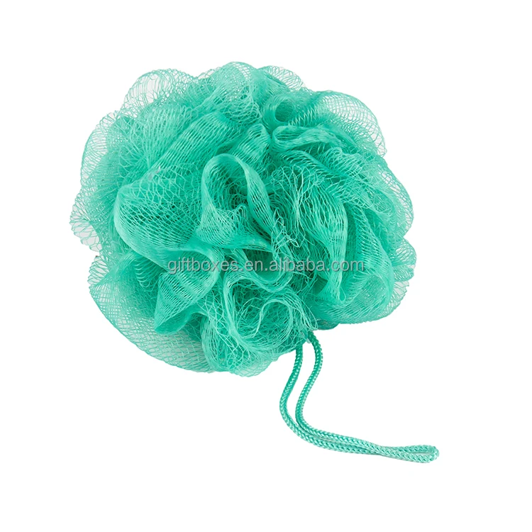 Hot Selling Pe Soft Sponge Shower Mesh Bath Puffs For Body Cleaning ...