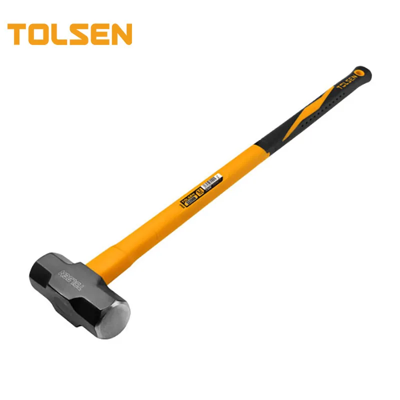 TOLSEN 25045 6lbs Demolition Breaker Sledge Hammer with Fiberglass Handle