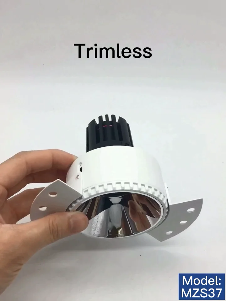 Matt White 15w Mr16 Frameless Spotlight 18w Cob Down Light Recessed ...