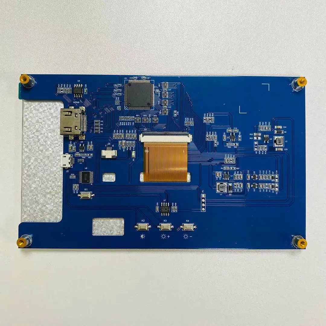 7 Inch 1024x600 Ips Hd Raspberry Pi 3/3b+/4b Lcd Display Module Monitor ...