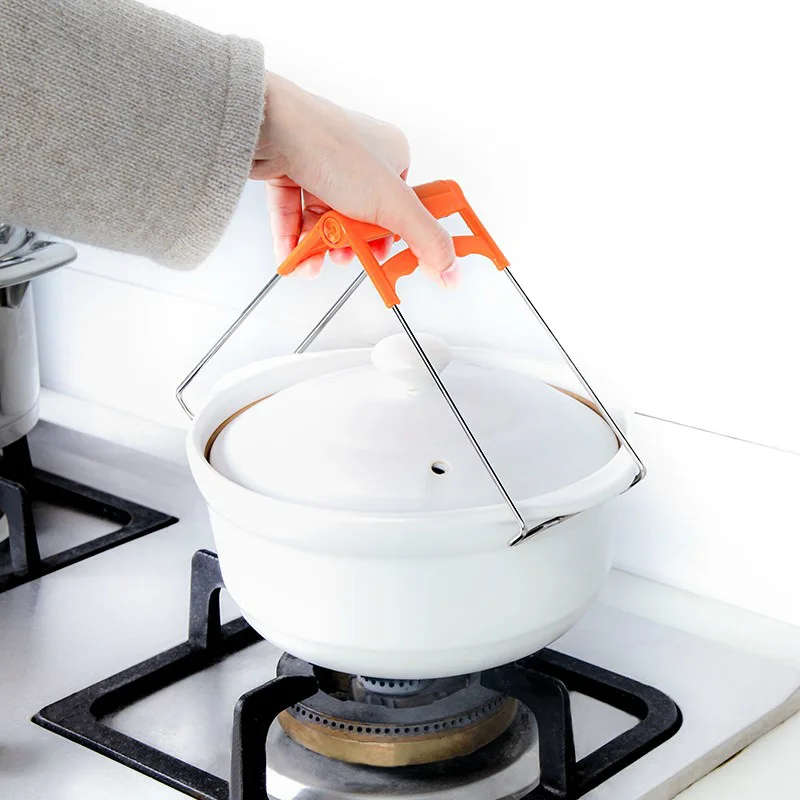 Kitchen Accessories Gadgets Plate Holder Pot Clamp Bowl Bakeware Heat ...