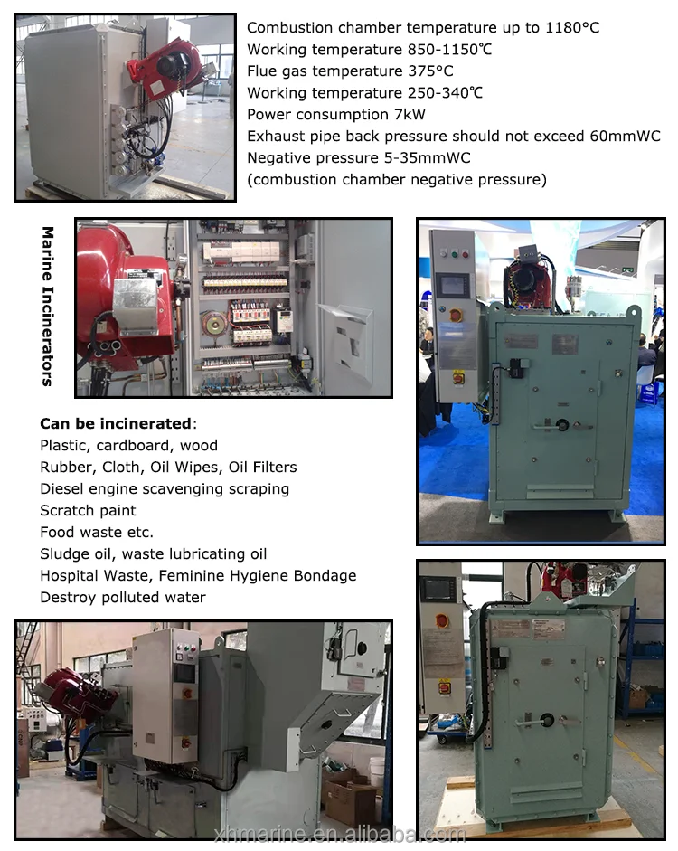 High Quality Marine Waste Incinerator for Efficient Disposal