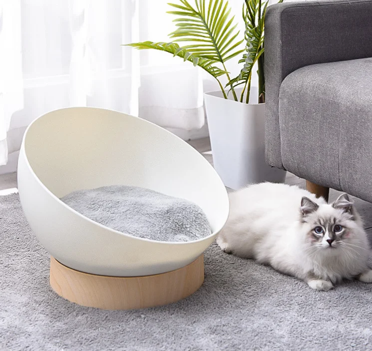 Luxury Pet Bed - High Quality Hemispherical Cat Resting Tend Bed