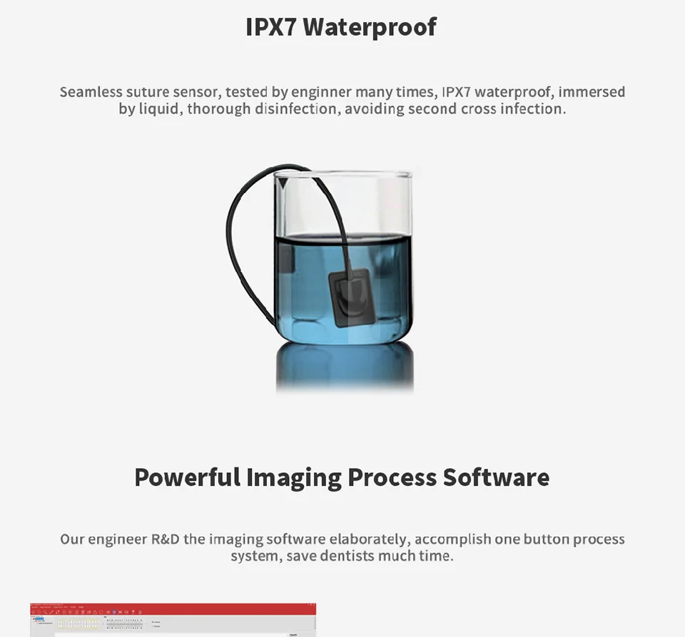 Dental Digital Intra Oral Xray Imaging System Direct USB X-Ray Sensors ...