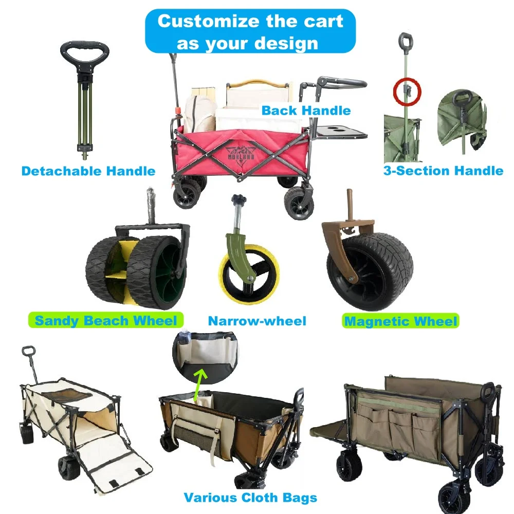 Utility Folding Wagon - Durable & Versatile Solutions