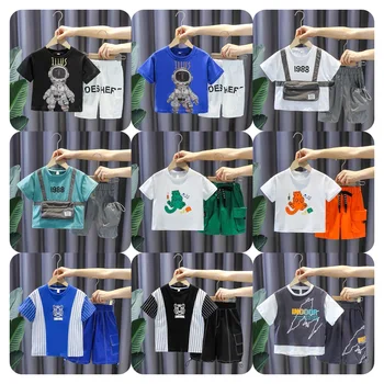 Wholesale Cotton Cartoon Home Wear Kids Clothing Plain Kids Jogging ...