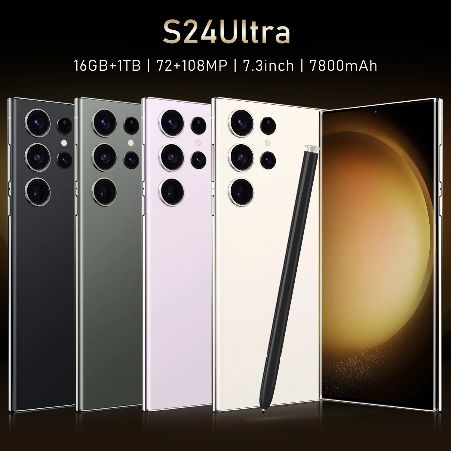 Wholesale Original S24 ULTRA 5G Mobile Phone with 1TB Storage