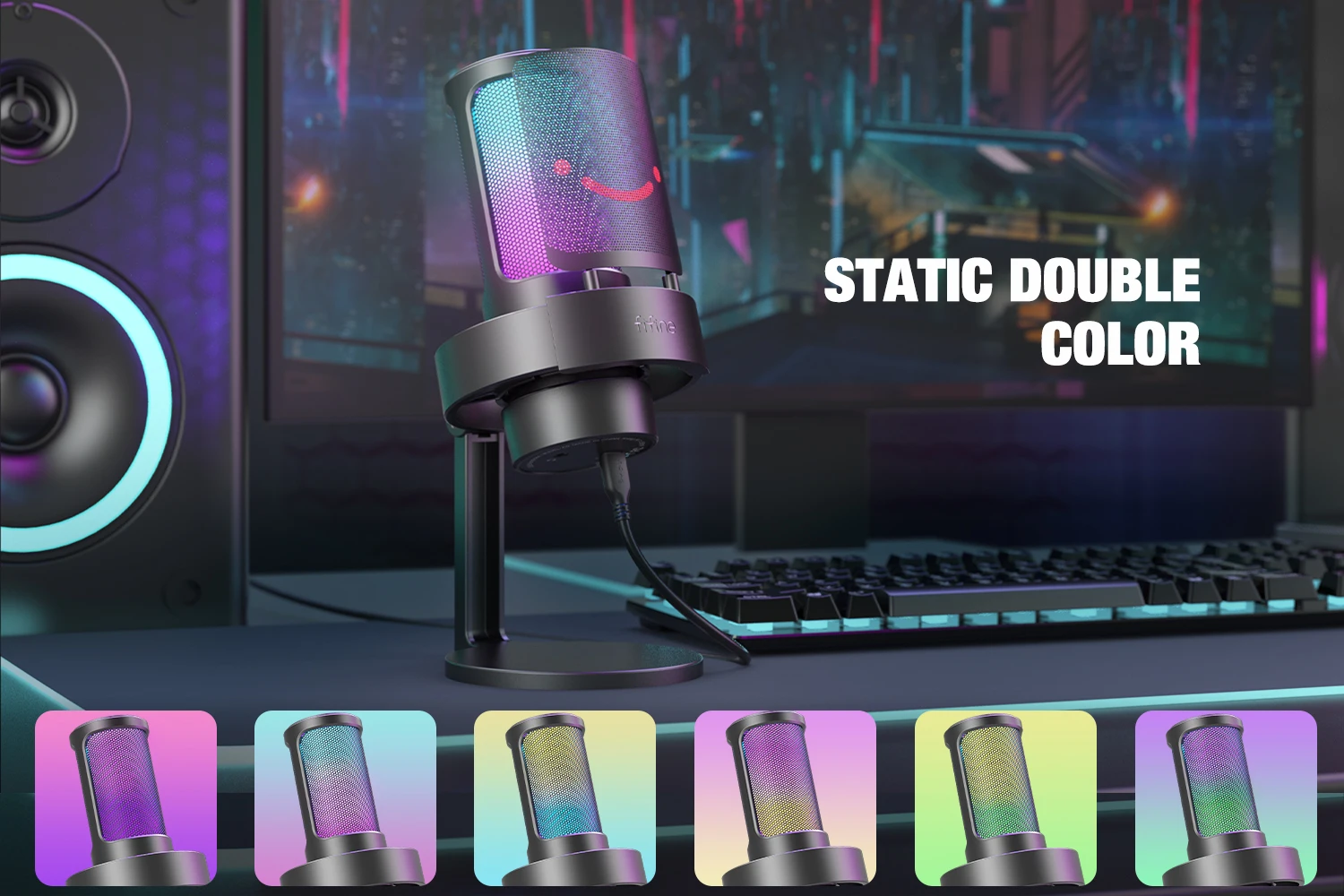 Fifine Professional Gaming Microphone Usb Recording Studio Microphone ...