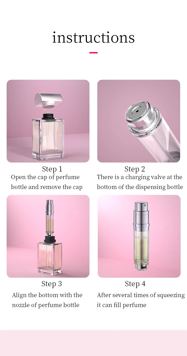 Custom Logo 5ml Refillable Mini Spray Bottle & Atomiser - Oem