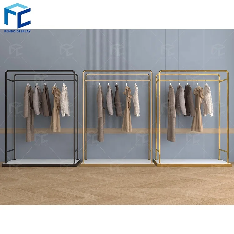Men's Store Interior Design - Custom Logo Clothing Racks