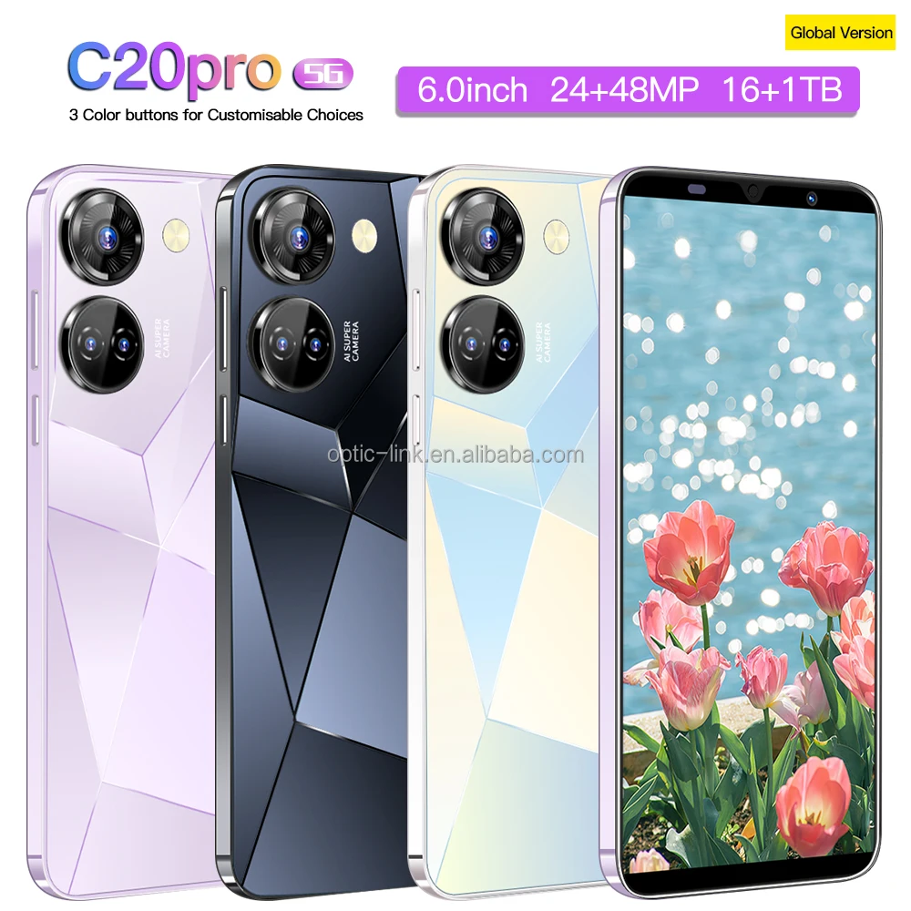 5G Cheap Telephone Smart Mobile Telephone in Bulk Android OEM 6.6inch ...