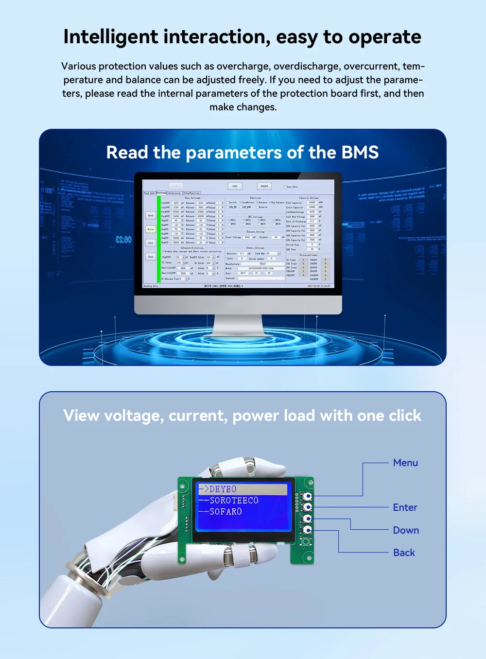 Xjbms Seplos Bms 8s 16s Lifepo4 Battery Smart Bms 100a 150a 200a Bms ...