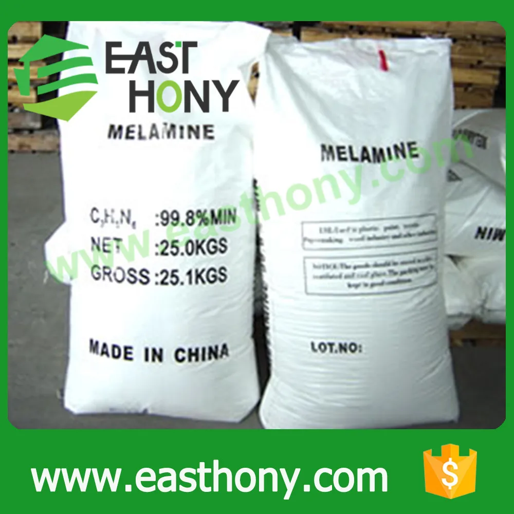 Melamine Powder 99.8% White Powder Melamnie For Chemicals Cas:108-78-1 ...
