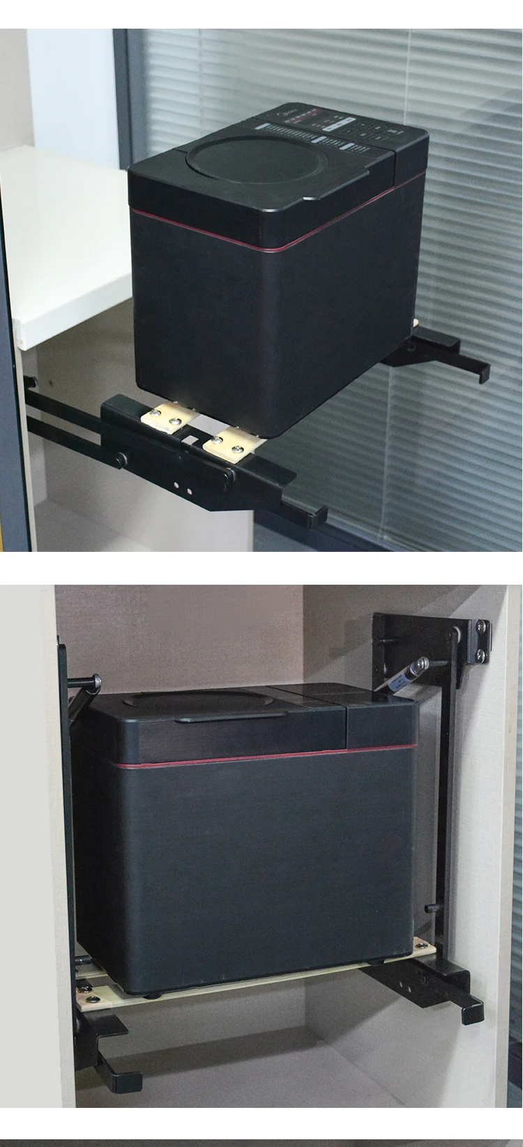 WELLTOP Kitchen Cabinet Mechanism Spring Loaded Appliance Cabinet Lift ...