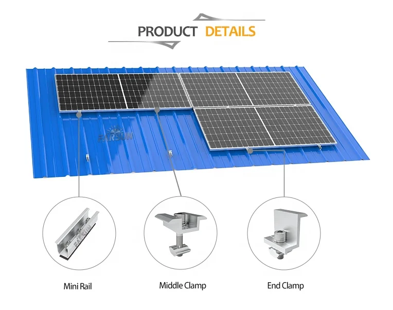 Farsun Aluminum Solar Mounting PV Rack - Mini Rails Kits