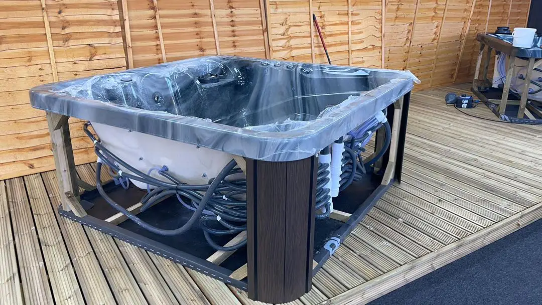 Waterproof Side PS Plastic Spa Skirt Panel Hot Tub Board Decorative ...