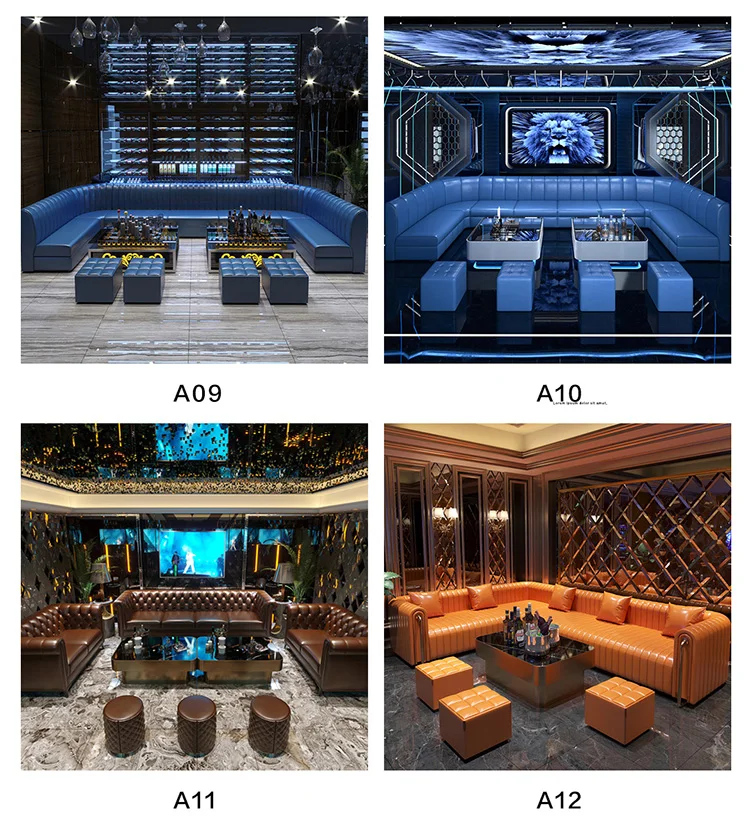 Customized Bar Booths and Nightclub Furniture by HUALIN