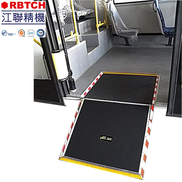 The Barrier-free Folding Ramp Plate Is Covered With Carbon Fiber Plate ...