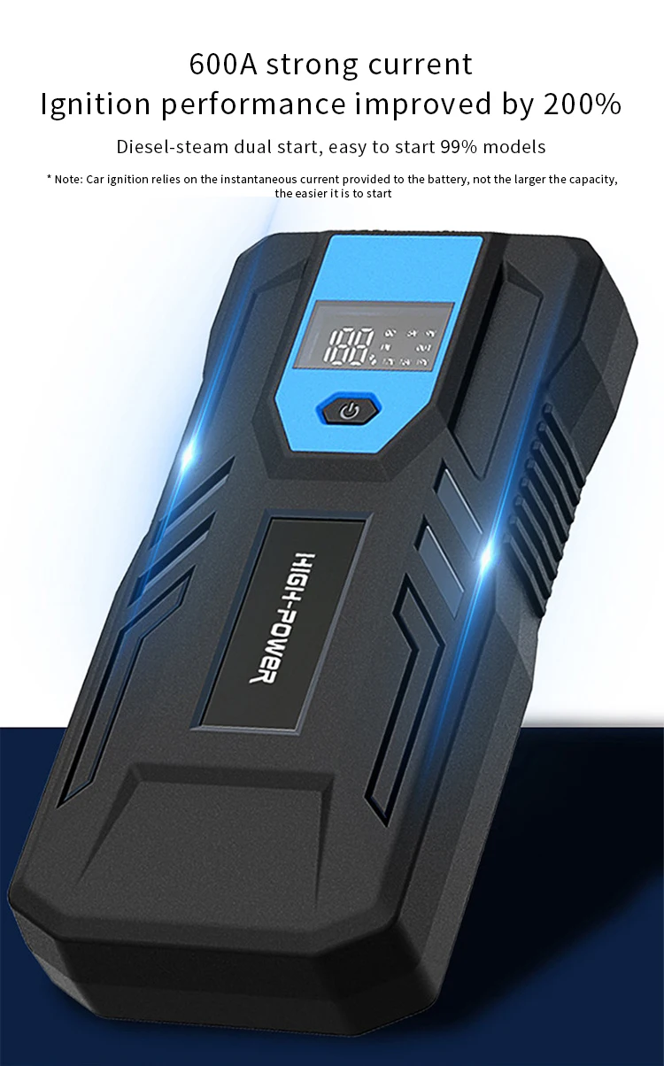Small Size 12v Jump Starter Vehicle Emergency Starting Power Factory ...