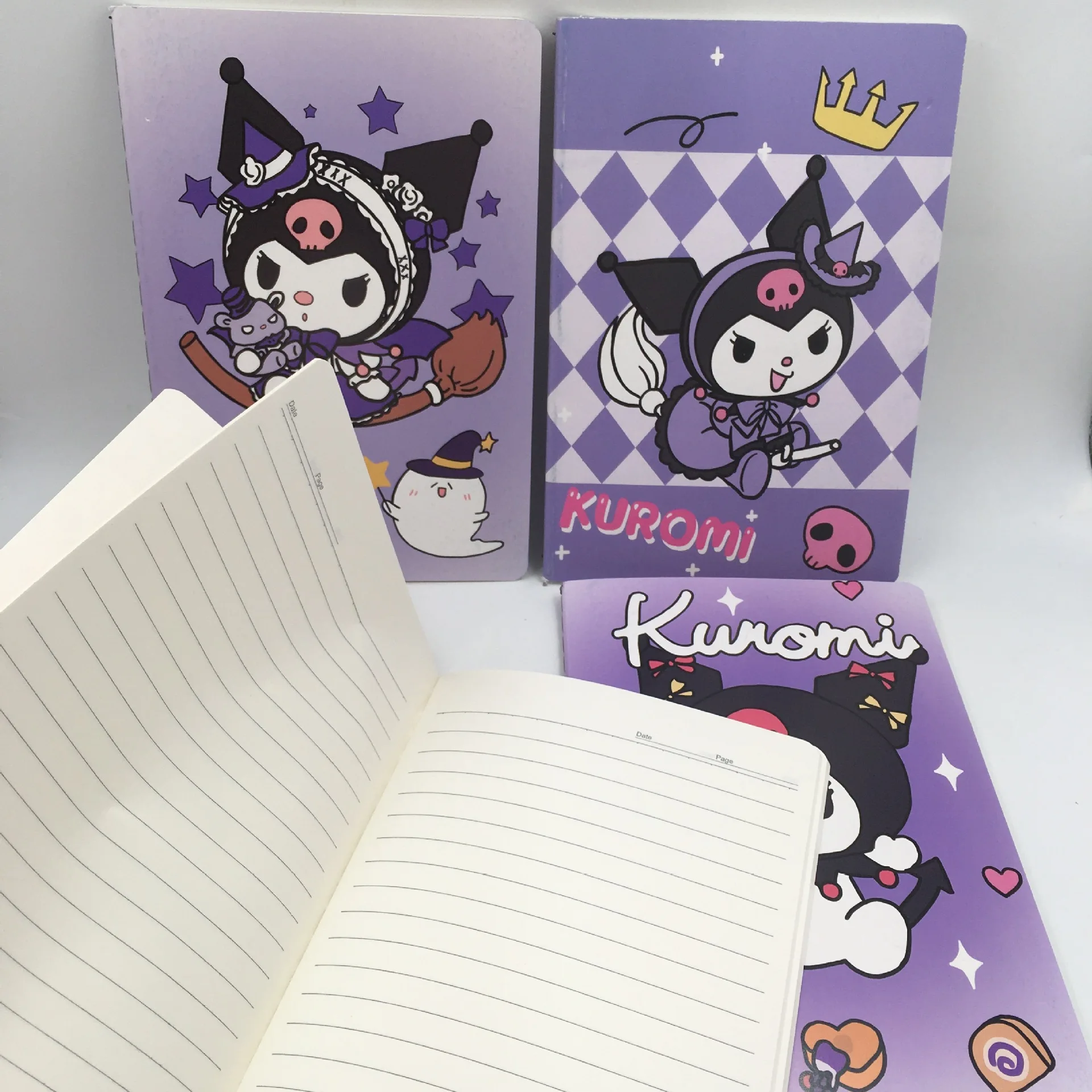 Kuromi Notebook Student Purple Kuromi Thread Bound Ins Anime Notebook ...