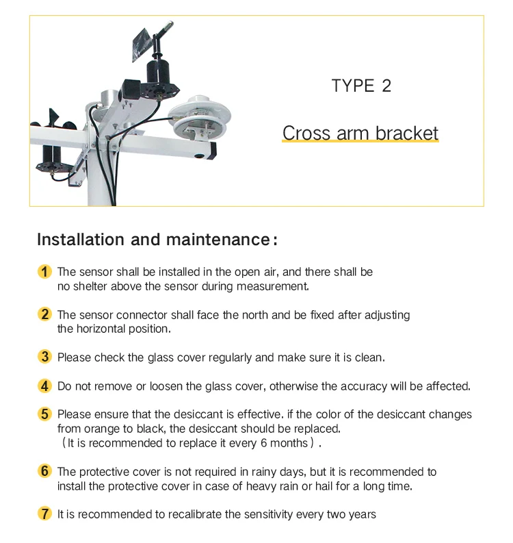 RIKA RK200-03 Solar Duration Sensor - High Quality RS485 Modbus Pyranometer