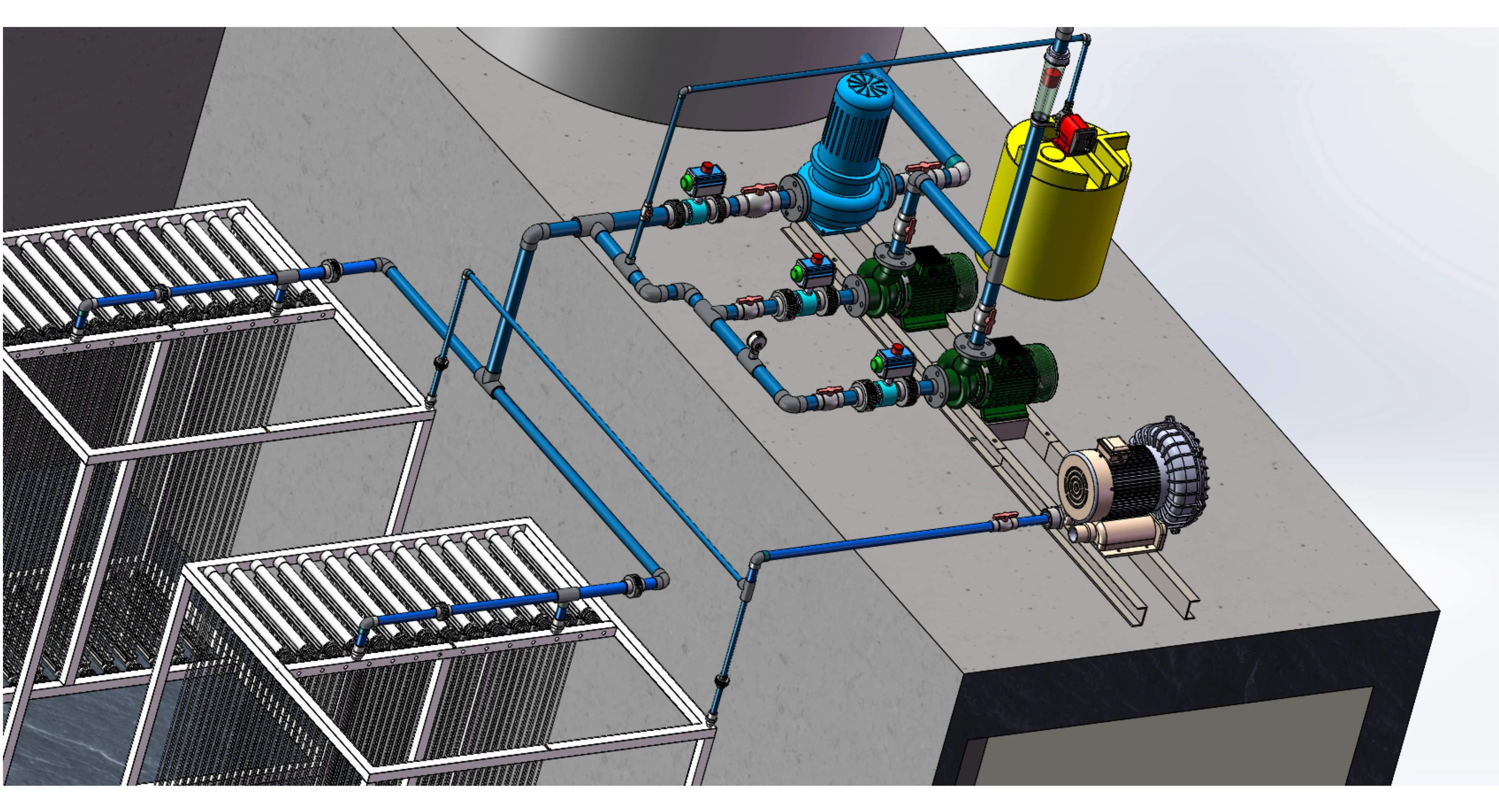 Sewage Treatment Plant System - Membrane Bioreactor Process
