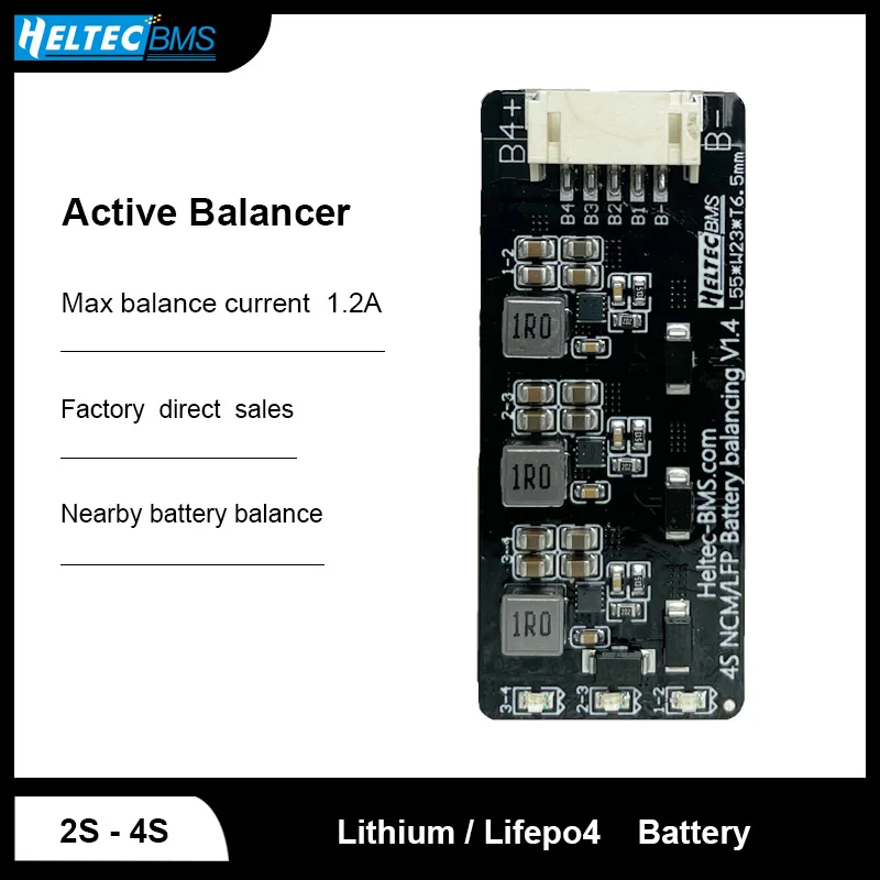 Heltec 4s 1.2a Li-ion Lifepo4 Lithium Battery Active Equalizer Balancer ...