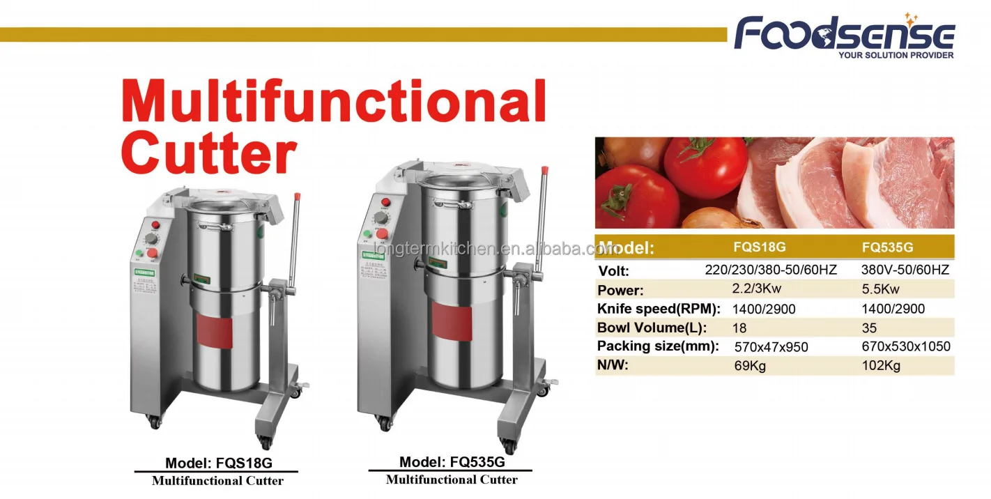 35 Liters 5.5KW Electric Vegetable Slicer Meat Mincer Commercial Fruit ...