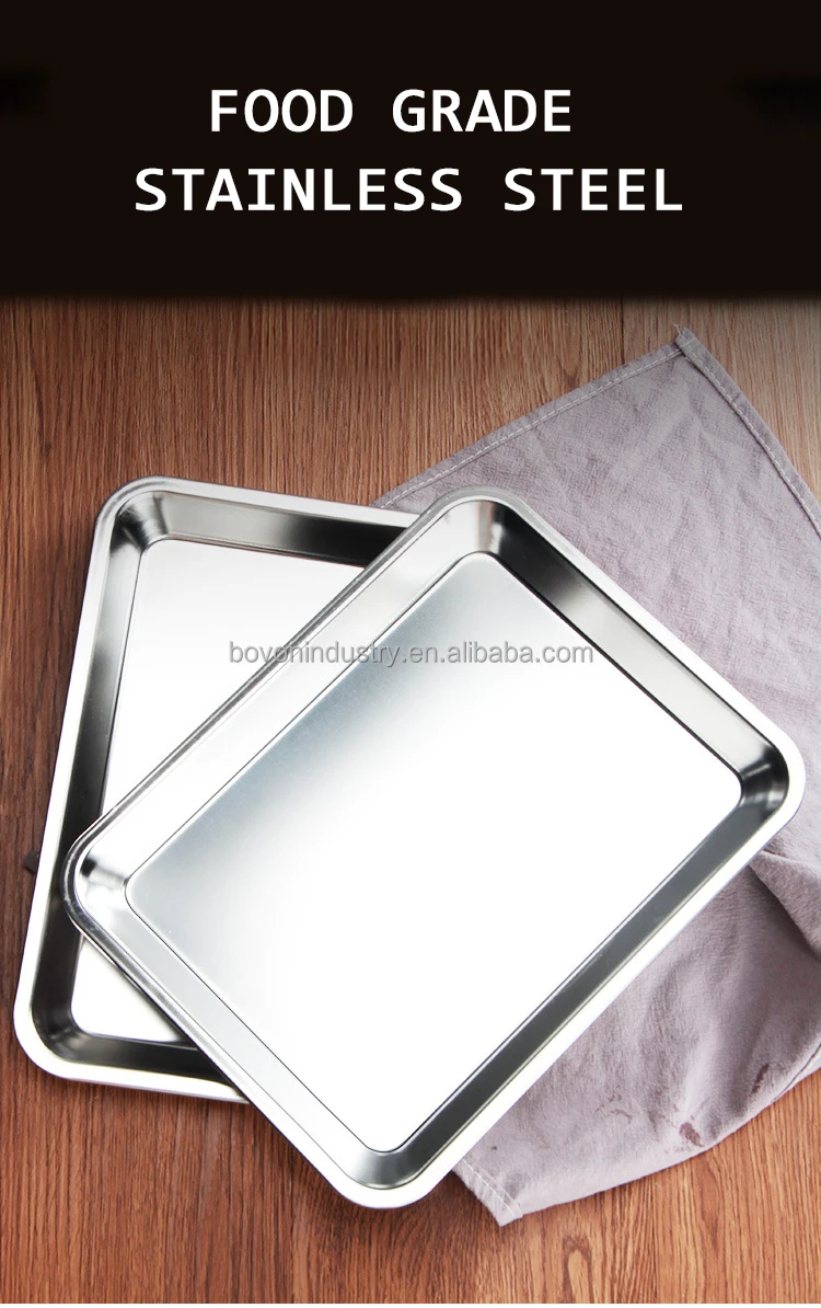 304 Stainless Steel Oven Baking Pans - Durable & Versatile