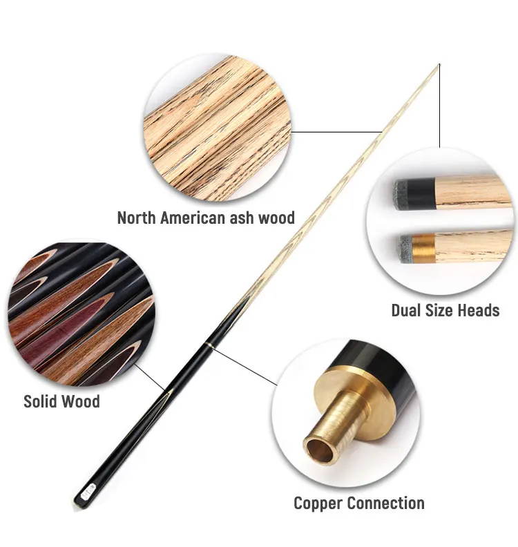 Ultra Low Deflection Carbon Fiber Pool Cue Shafts With Joint and ...