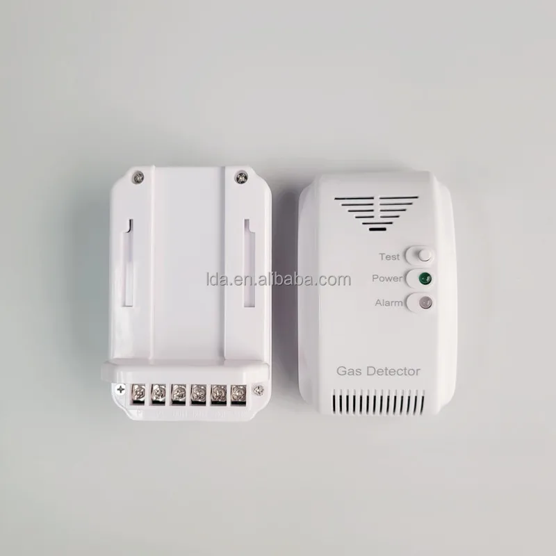 12VDC Gas Detector - Reliable Methane Leak Alarm for Homes