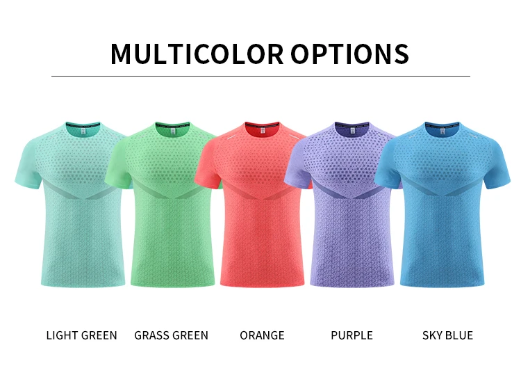 Fashionable Five Color Reflective Strip Design Running Shirts With ...