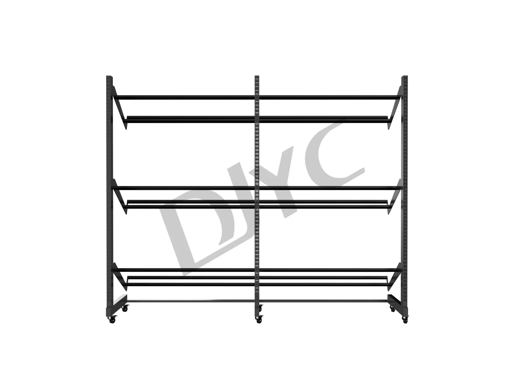 2000mm Mobile Fruit Vegetable Displays - Supermarket Shelf