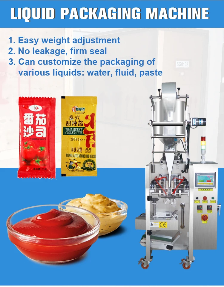 High Quality Packaging - Automatic Liquid Sauce Machine