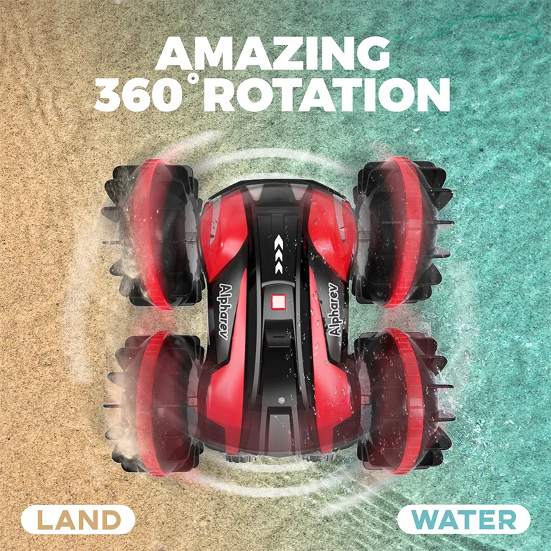 Mini Cheap Rc Car Amphibious Vehicle Waterproof All Terrain 4wd Land ...