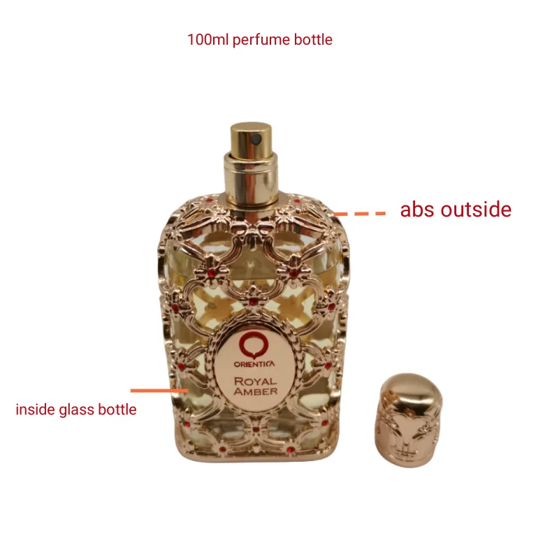 Luxury Round Glass Men Perfume Fragrance Bottle Electroplate Round ...