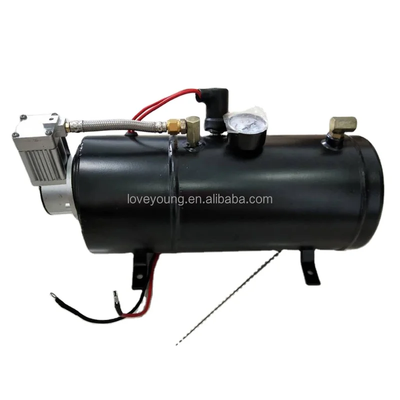 Car Horn 4L Air Storage Tank - Heavy Duty Inflation Pump